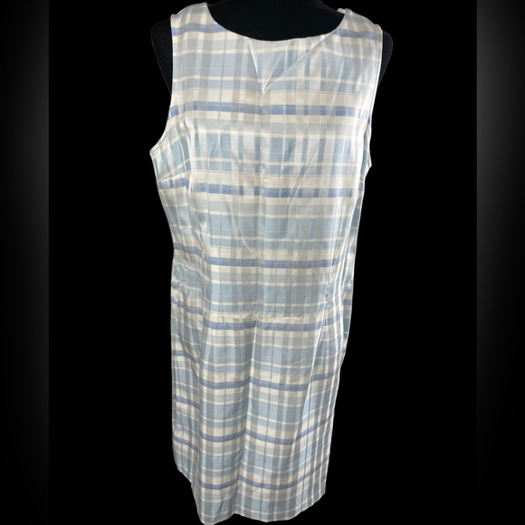 Jaclyn Smith | Dresses | Jaclyn Smith Shades Of Blue Silky Satin Feel ...